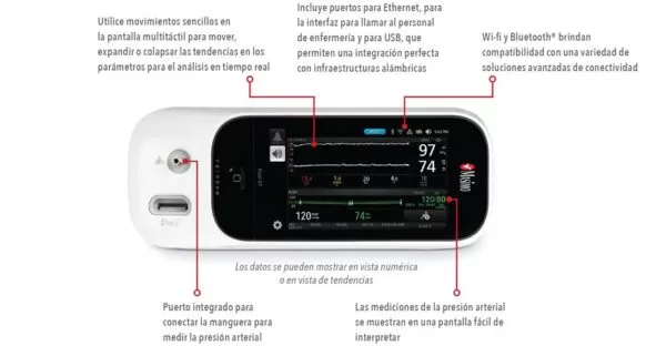 Rad 97 con presión arterial no invasiva | EnMedic Distribuidora Médica